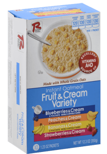 Ralston Fruit & Cream Instant Oatmeal Variety Pack » Yoshon.com