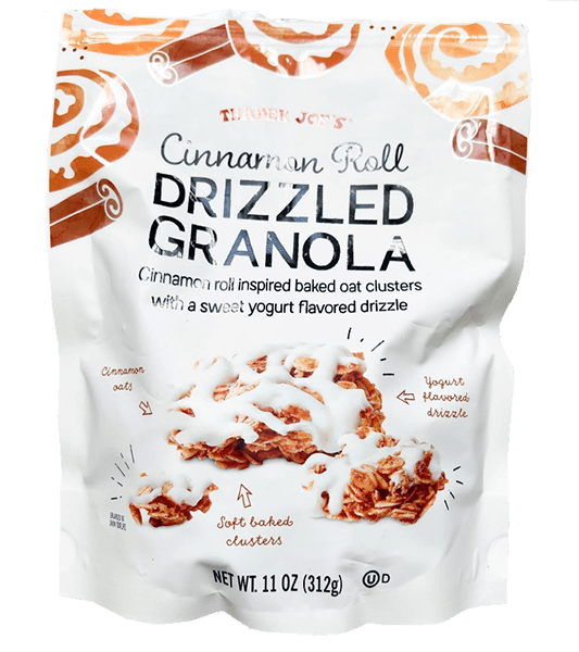 Trader Joe s Cinnamon Roll Drizzled Granola Yoshon Trader Joe s Cinnamon Roll Drizzled Granola Yoshon